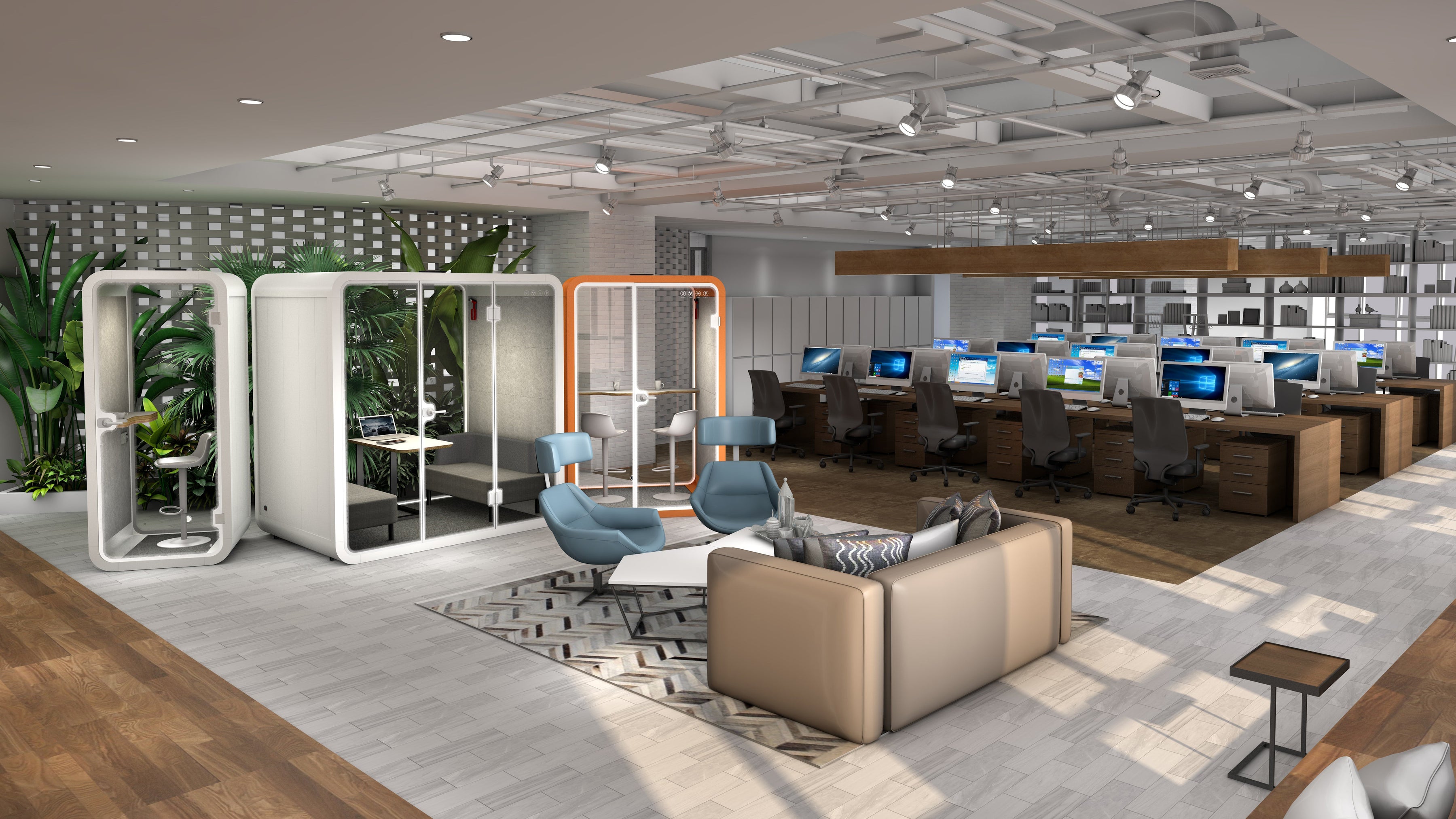 Buy Office Phone Booths and Office Conference Tables – Private Spaces